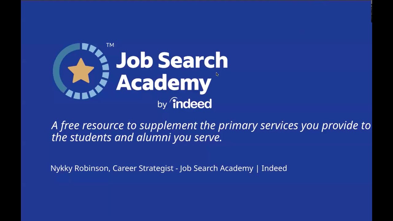 Unlock Your Career Potential with Indeed Job Search Academy! (Demo for Indeed JSA)