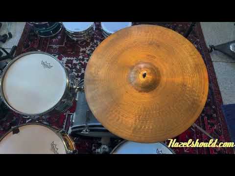 Vintage PAISTE 404 20” Ride 1952 g Very LIGHT And Airy!! | Reverb