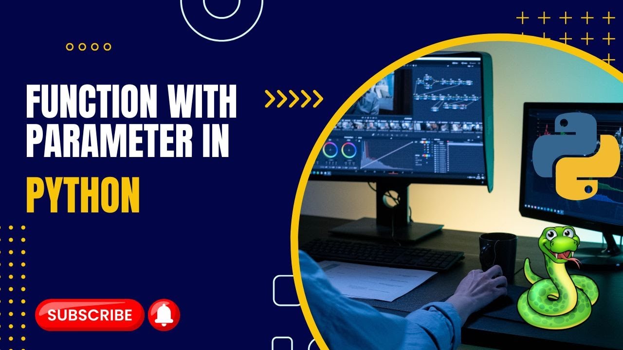 Function with Parameters in PYTHON || PYTHON Tutorial full Course ||
