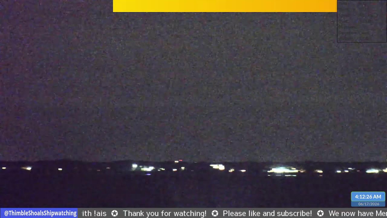 Thimble Shoal Channel Ship Watching - Live Webcam | GeoWebcams