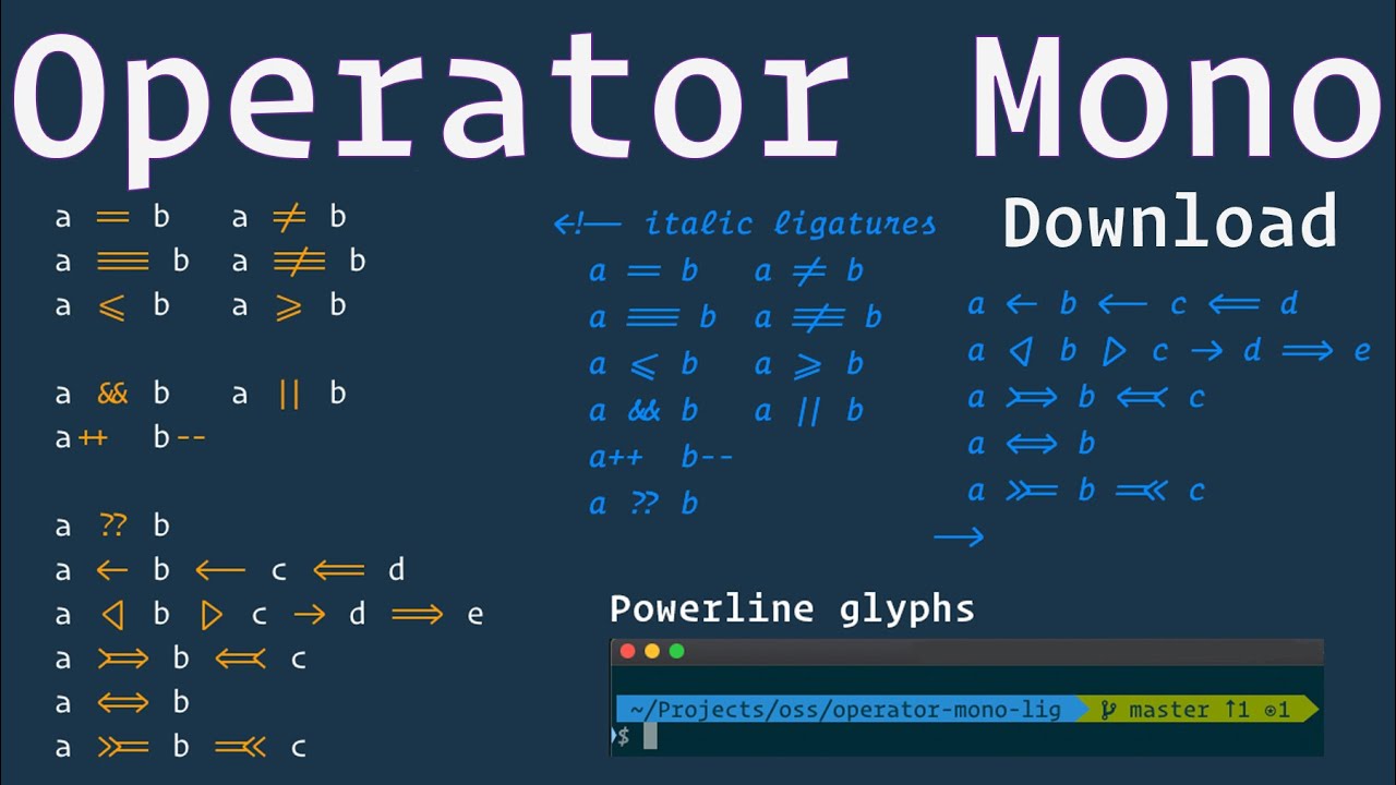 Install Operator Mono Font, Best coding font for free 😁 Best of 2022 🔥