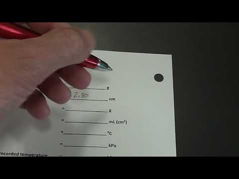 Ideal gas law lab: determining mass of h2 gas produced