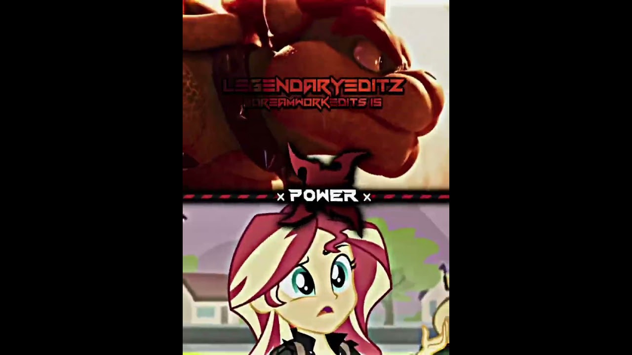 Bowser Vs Sunset Shimmer || #edit #illumination #hasbro#mariobrosmovie #equestriagirl