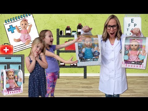 Kids Pretend to Be Sick at Toy Doctor !!!