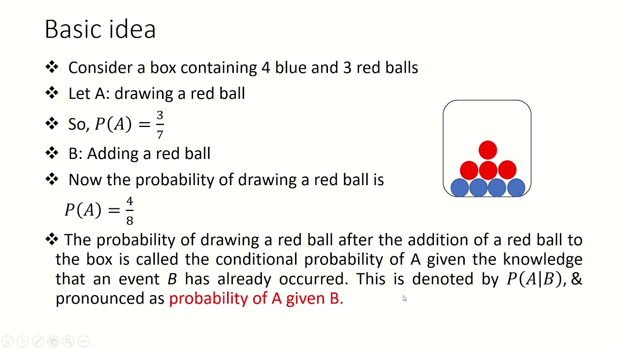 Tutorial 7 || Conditional probability || Conditional probability in a nutshell || Probability theory