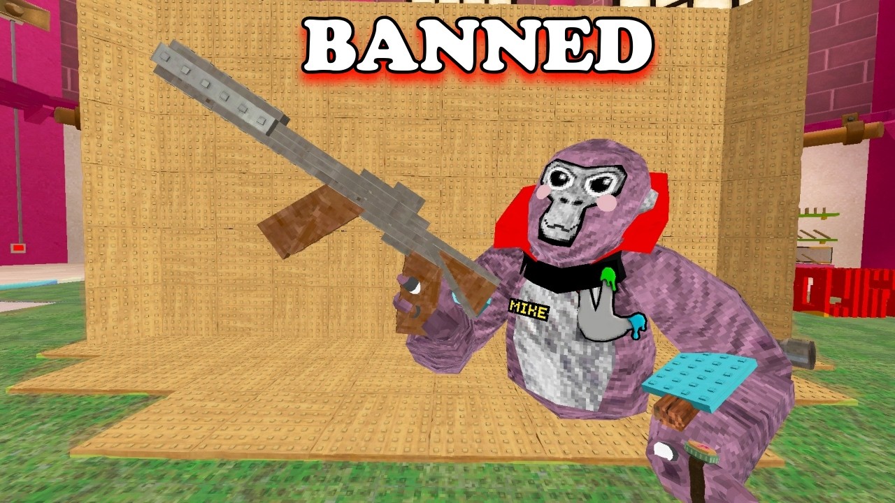 I Built WORKING GUNS Inside Gorilla Tag!