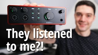 Focusrite Scarlett 4I4 Usb-C Audio Interface (Gen 4) - What To Know ...