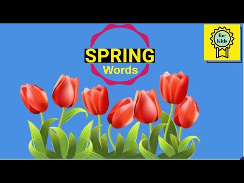 Spring Words for Kids | Learn Spring Words | Presented by Global English Learning