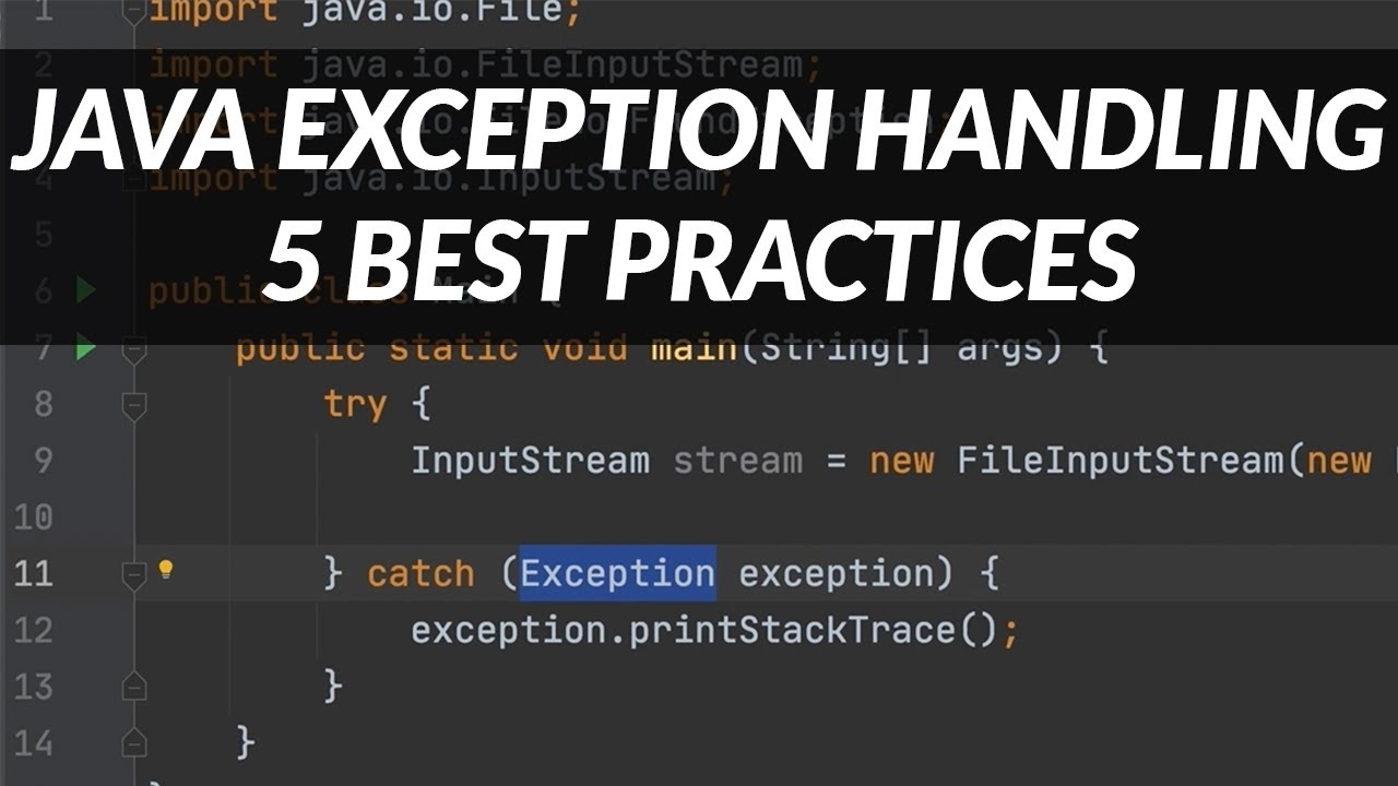 Java Exception Handling - 5 Best Practices That You Should Know!