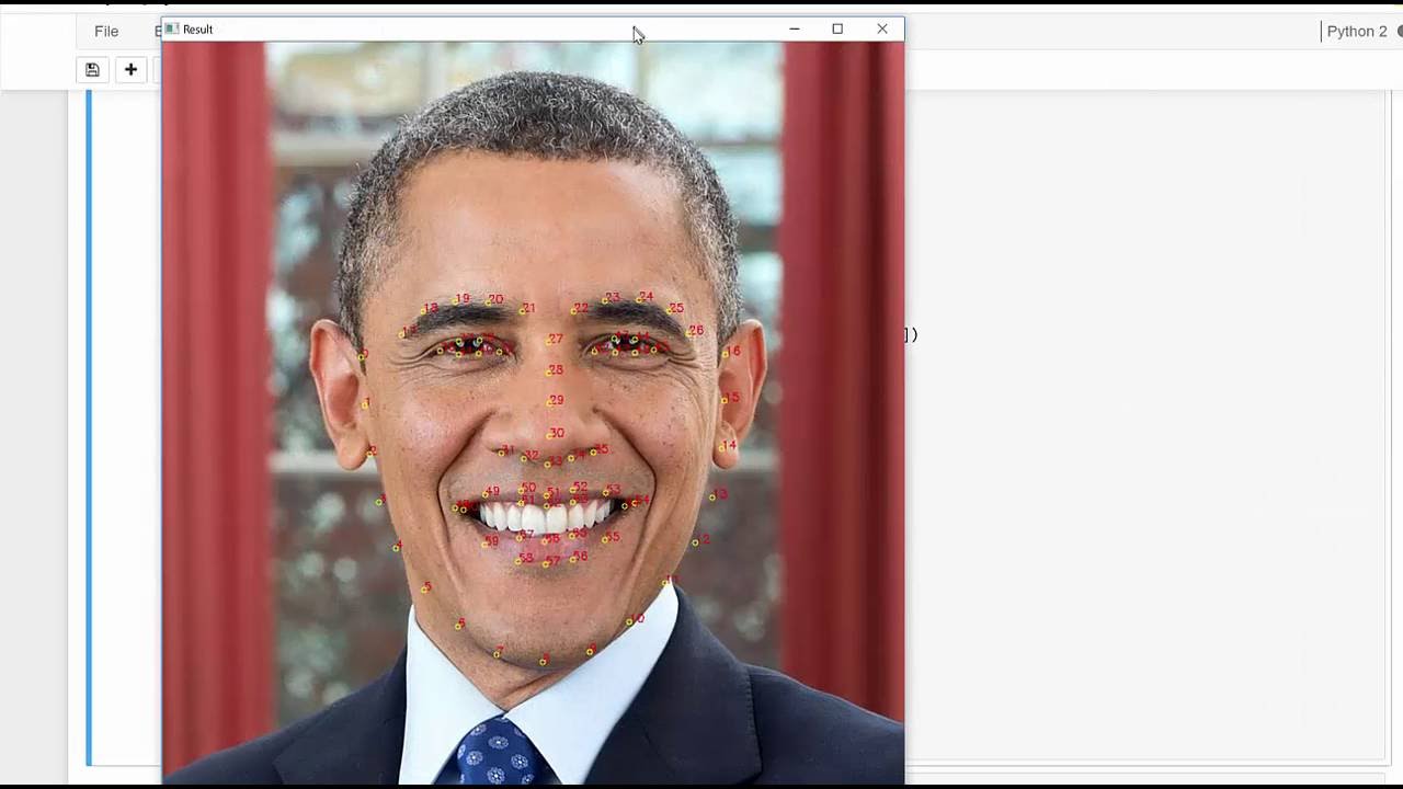 Python Computer Vision OpenCV - Find Face Landmarks using DLIB