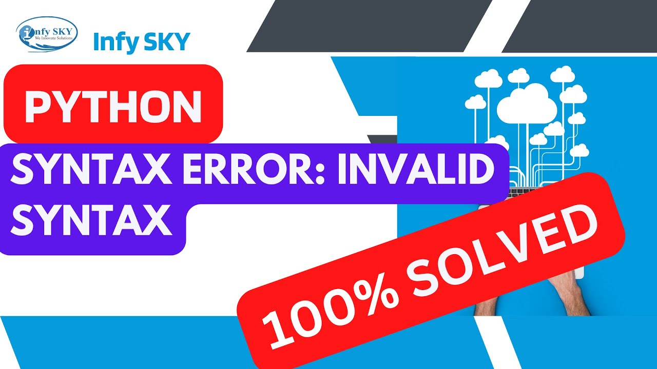(FIXED)Invalid Syntax in Python|Common Reasons for SyntaxError |How  fix a syntax error?#python