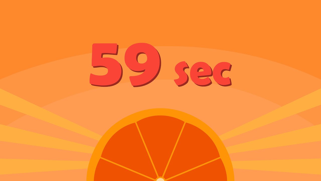 59 Second Timer (Basic Orange)