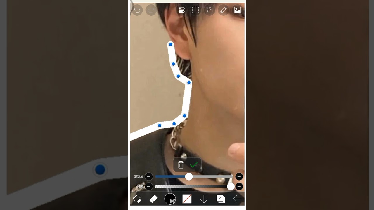 Cara Remove Background di ibisPaint X | #tutorial #ibispaintx #shorts