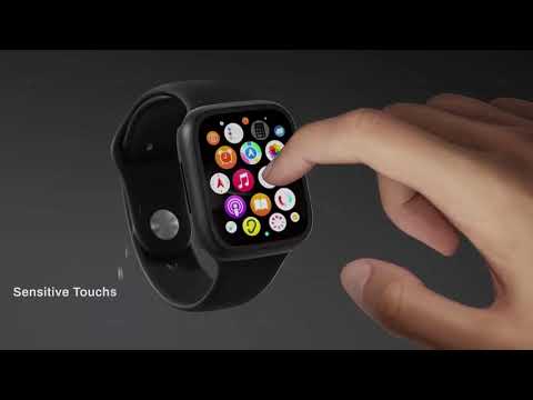 Amazon com Misxi 2 Pack Tempered Glass Case Compatible for Apple Watch Series 10 2024 46mm, Hard PC