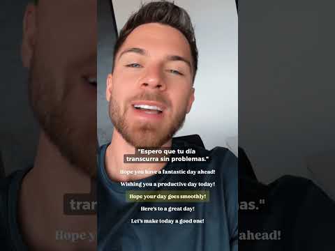 ¿Cómo decir "Buenos días" en inglés? 