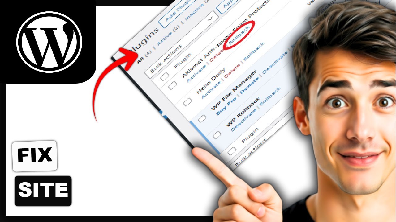 How to fix WordPress site after plugin update (Easiest Way)(2026 Guide)