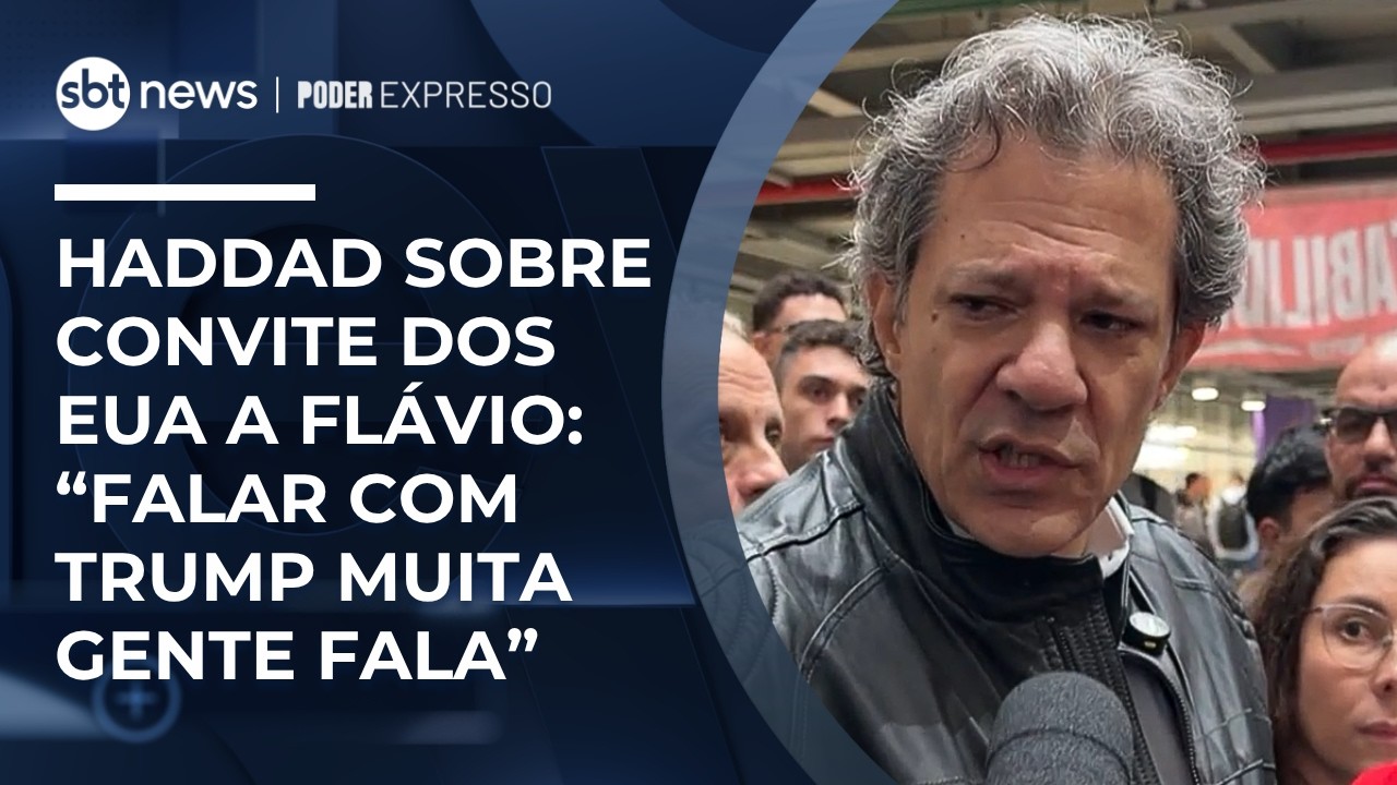 Haddad minimiza convite da Casa Branca a Flávio Bolsonaro: "Falar com o ...