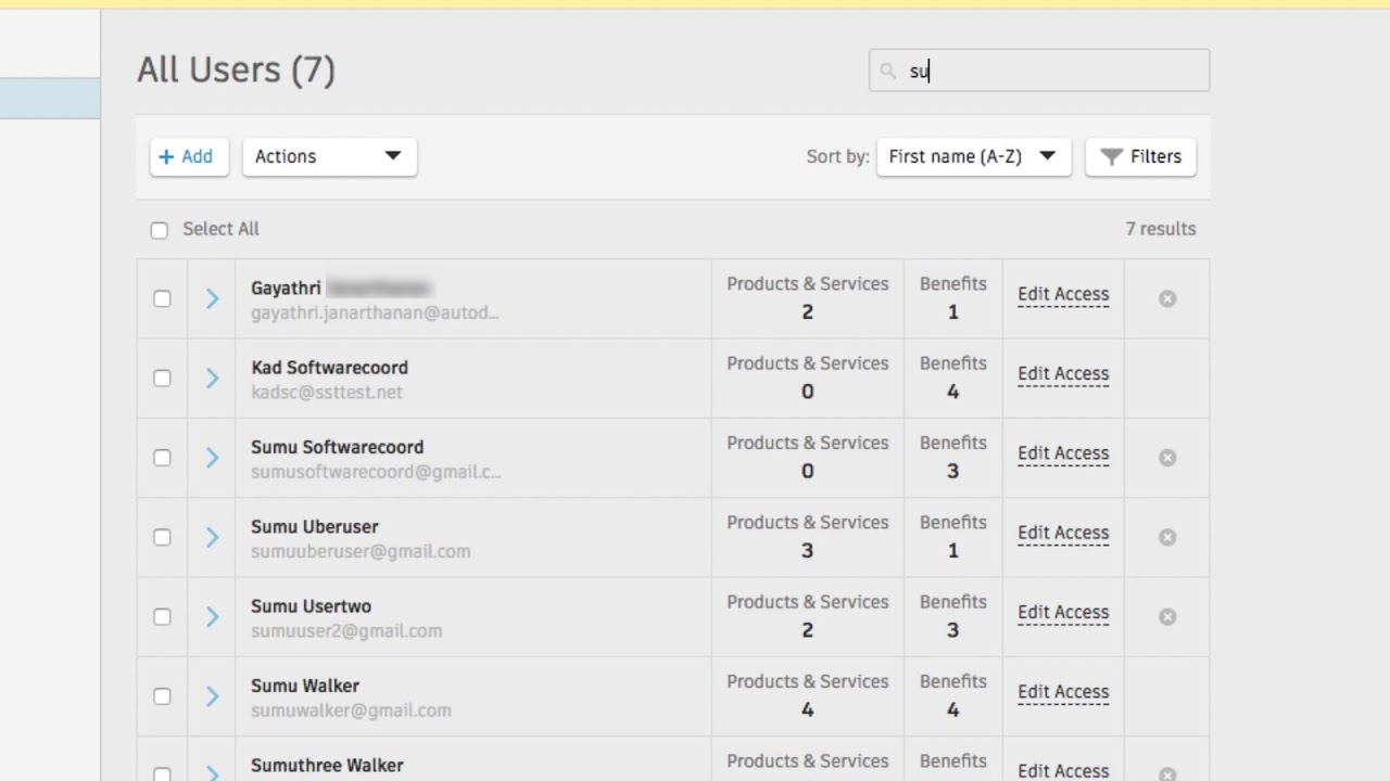 Autodesk Account | User Management Classic View