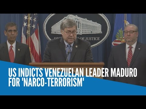 US indicts Venezuelan leader Maduro for 'narco-terrorism'