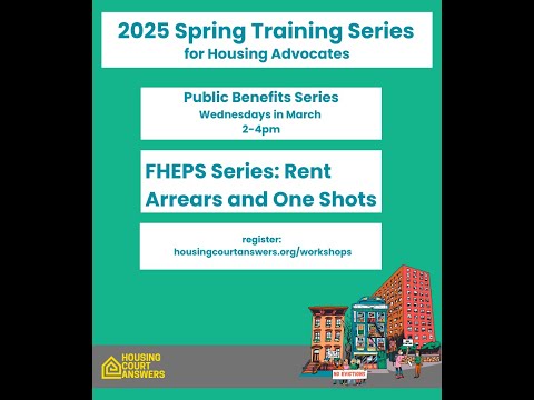 FHEPS series: Rent Arrears & One Shots