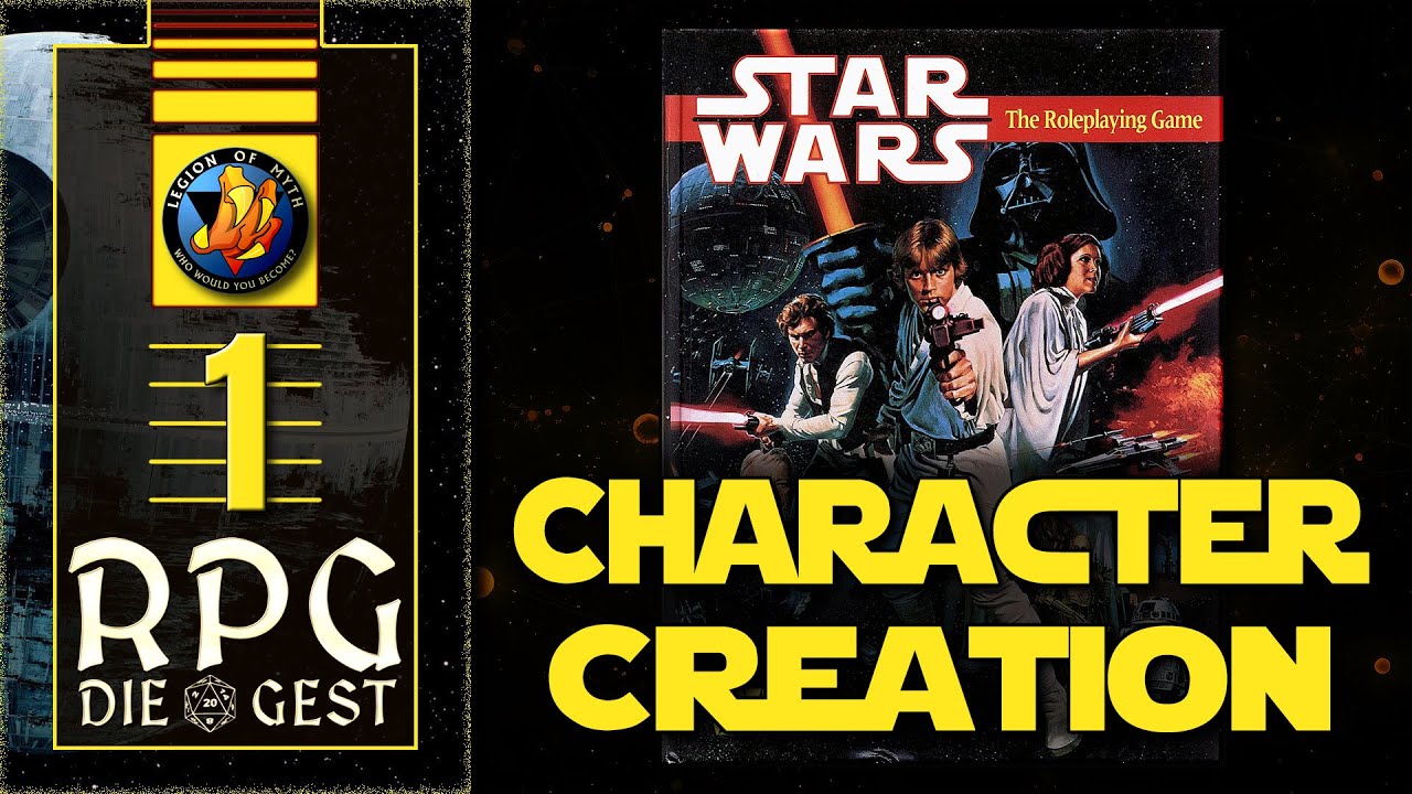 Star Wars (d6) RPG Character Creation Made Super Easy!