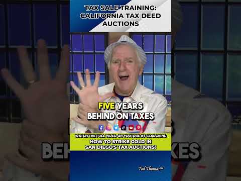 Tax Sale Training: California Tax Deed Auctions