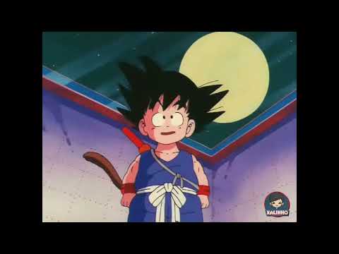 Goku Se Convierte En Ozaru En El Castillo De Pilaf.