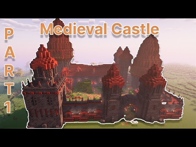 Medieval deepslate castle Minecraft Map