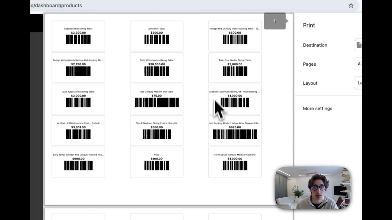 Print Product Labels in ResaleOS - Step by Step | ResaleOS