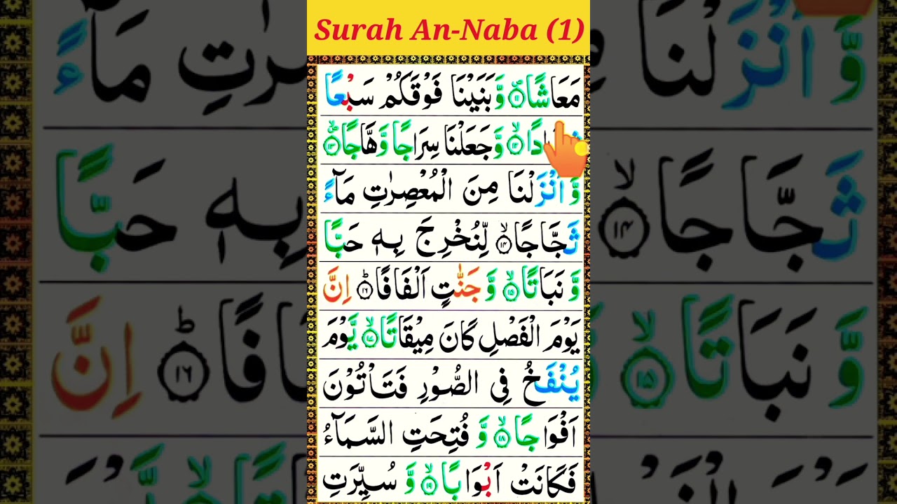 Surah An Naba surahannaba