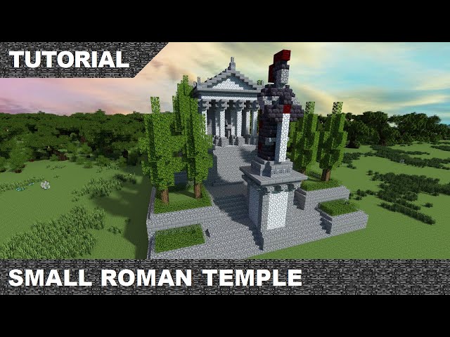 Small Roman Temple +tutorial Minecraft Map