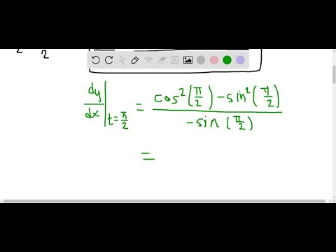 Show that the curve x=cost, y=sint cost has two tangents at (0,0) and find their equations. S…