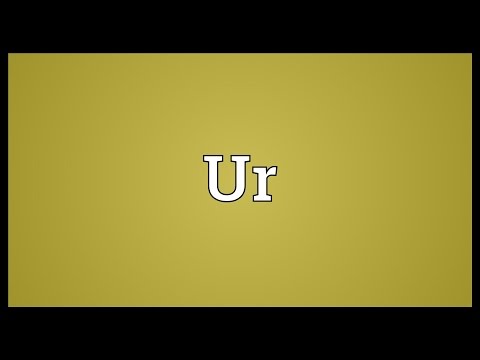 Ur Meaning