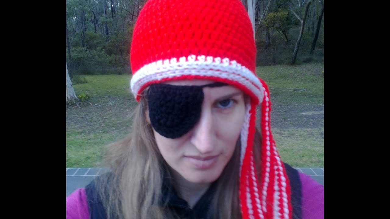 Eye Patch Crochet Tutorial