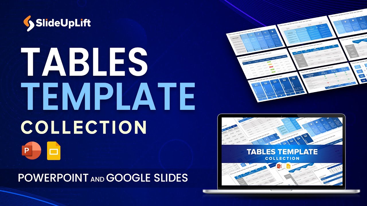 Editable Table Templates Collection For PowerPoint & Google Slides