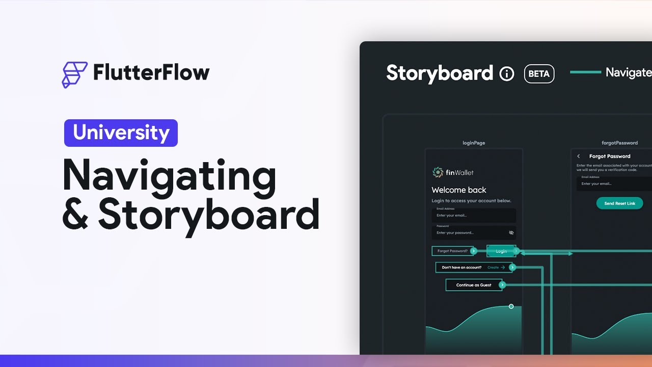 Navigating Pages & Storyboard | FlutterFlow University