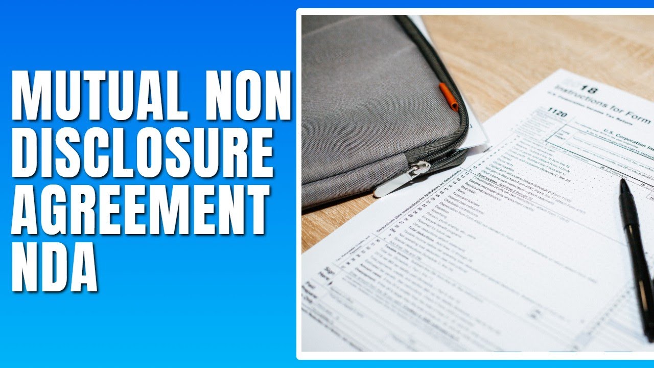 Mutual Non Disclosure Agreement NDA Template - How To Fill Mutual Non Disclosure Agreement NDA