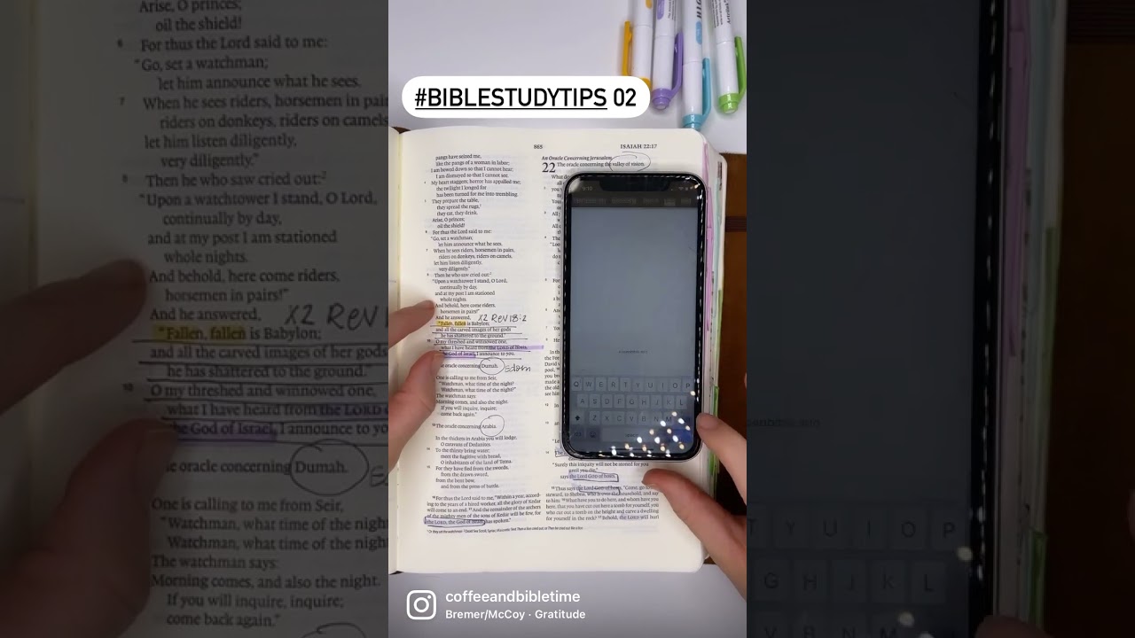 How to Cross Reference in the Bible #BibleStudyTips 02