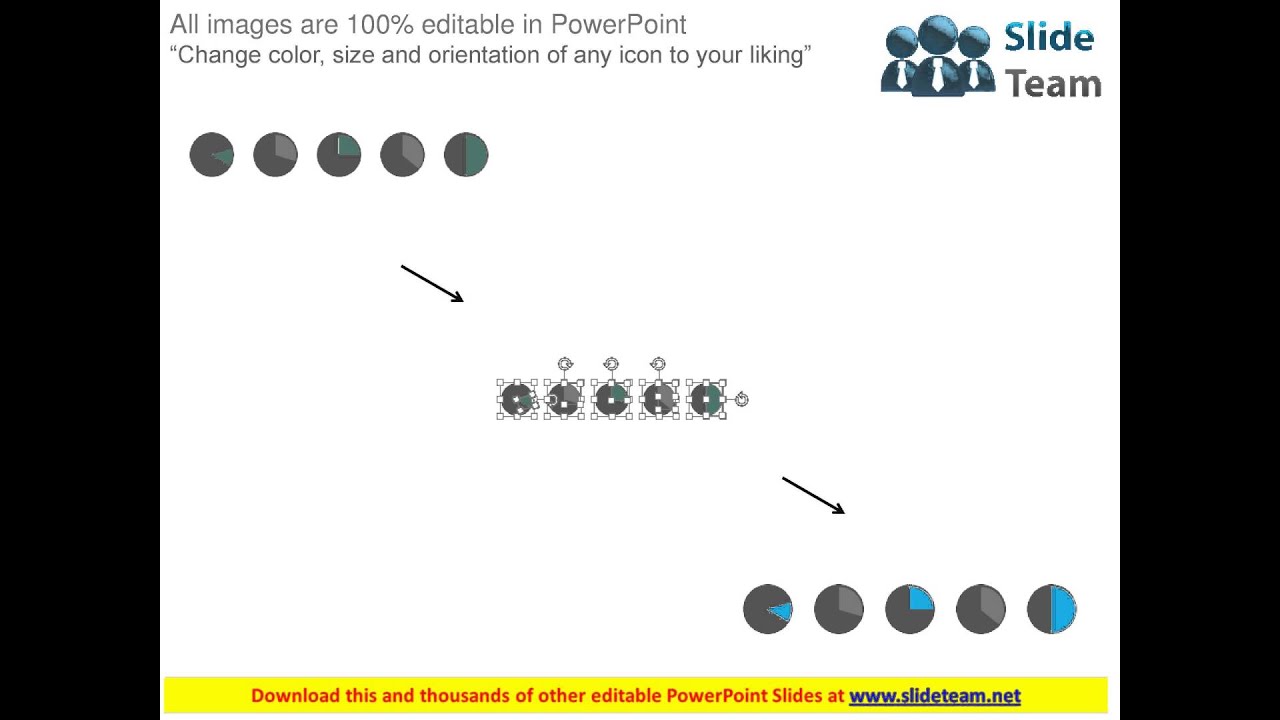 pie charts graph with percentage analysis powerpoint slides
