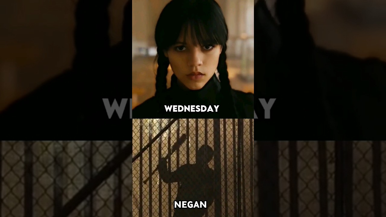 Wednesday vs Negan #thewalkingdead #negan #rickgrimes #shane #daryldixon #maggie #wednesday #netflix
