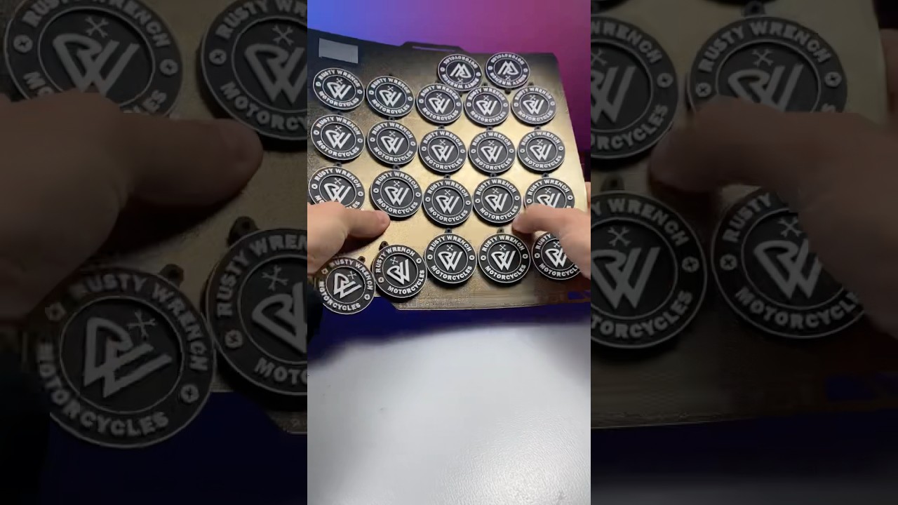 NFC 3D Printed Keychain #3dprinting #toys