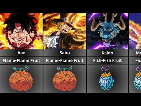 One Piece Characters Who Ate Same Devil Fruit