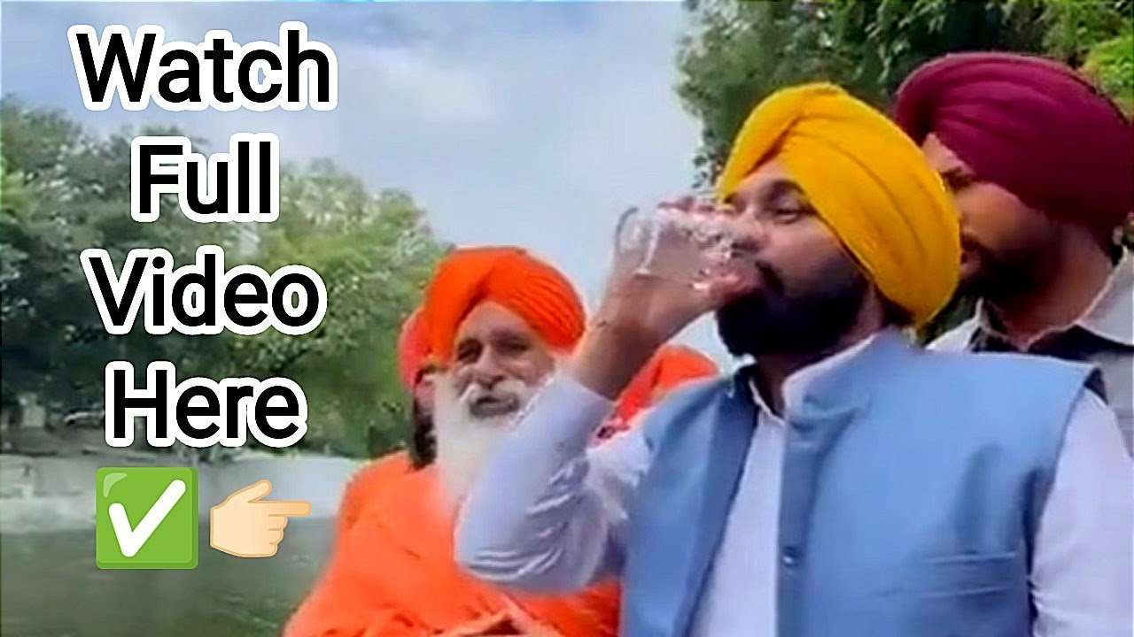 Indian Minister Drinking Dirty Water From 'Holy' River To Show It's Safe | Full Video