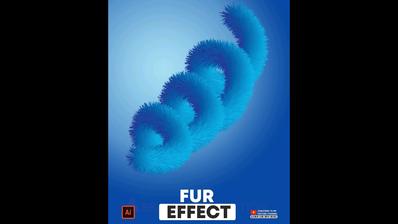 Quick Fur Effect Tutorial in Adobe Illustrator