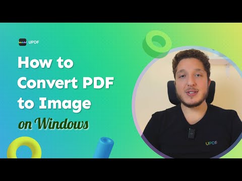 How to Convert PDF to Image on Windows | UPDF