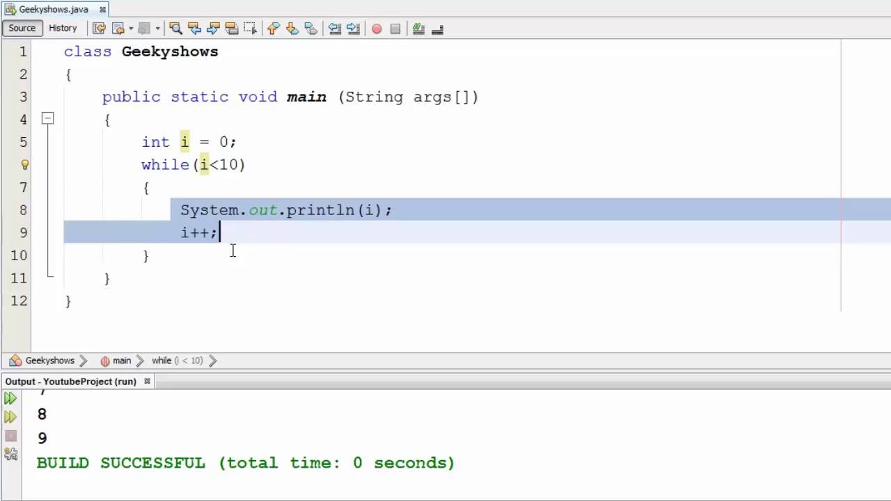 46. while loop in Java Programming (Hindi)