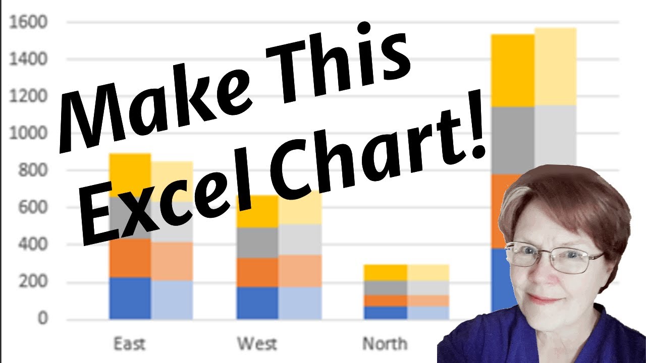 Make a Clustered Stacked Chart in Excel