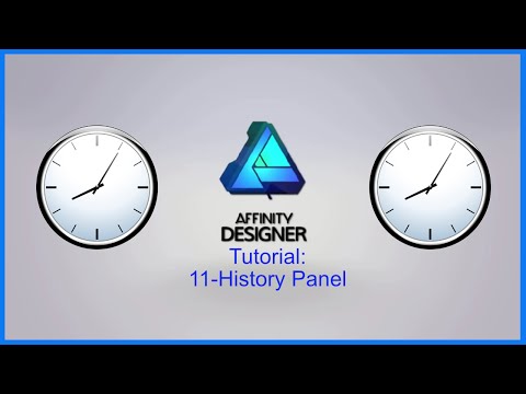 Affinity Designer Tutorial #12-History Panel Video Lecture - Affinity ...