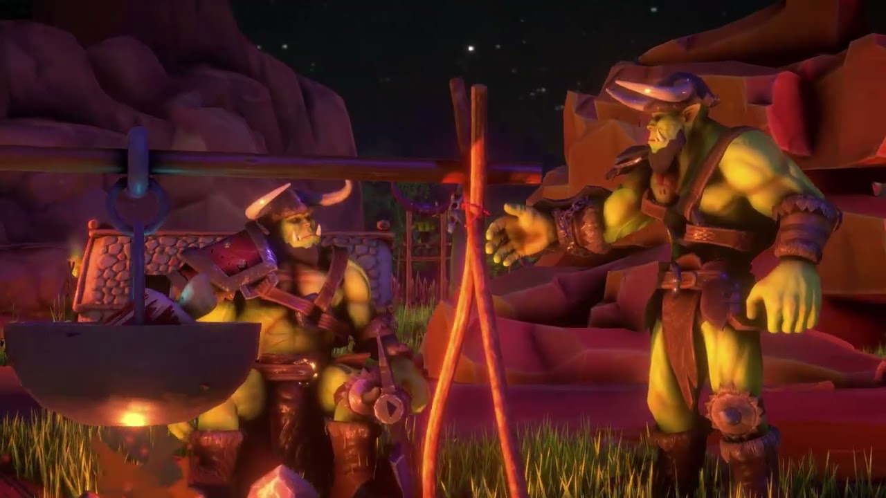 Orc Village || Fantasy  world || 3D Unity Environment || Game Asset