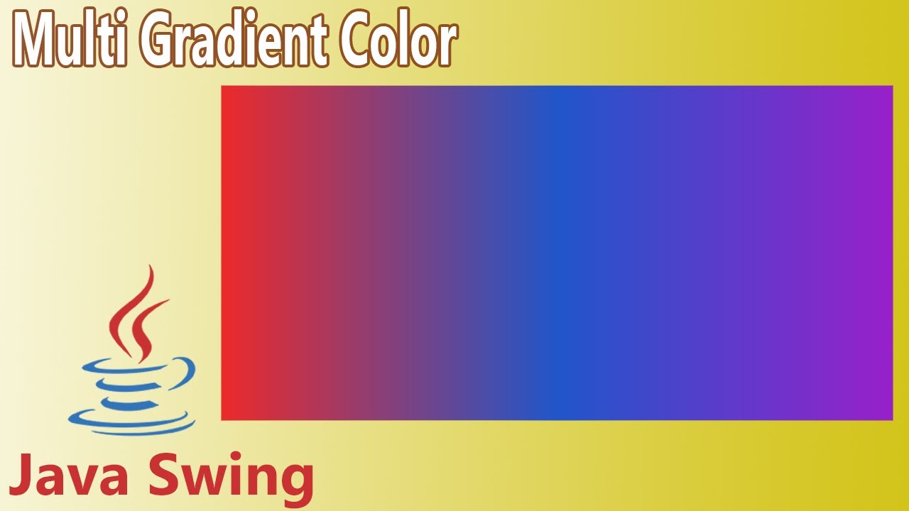 Java Swing - Multi Gradient Color